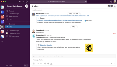 Slack + Crayon: Unlock Intel, Delight Your Peers, & ... | Crayon