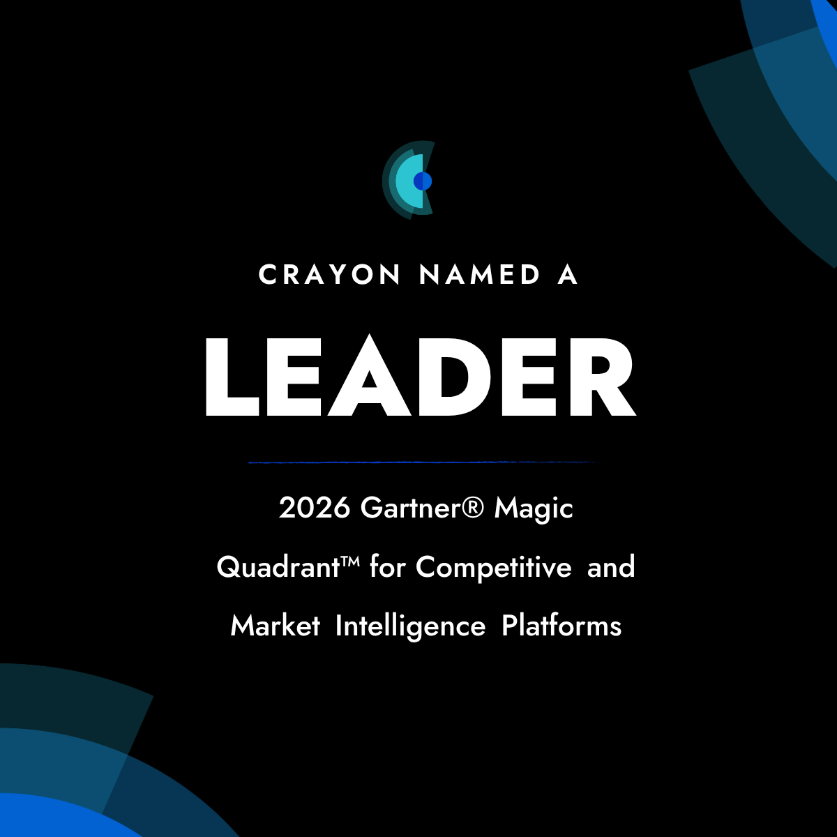 Crayon Named a Leader in the Inaugural Gartner Magic ... | Crayon