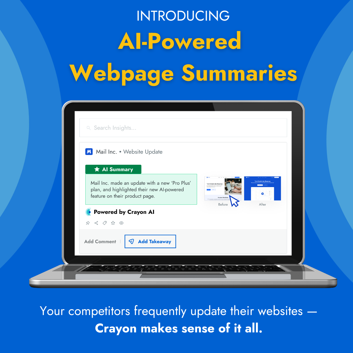Crayon Introduces AI-Powered Competitor Website Analysis | Crayon